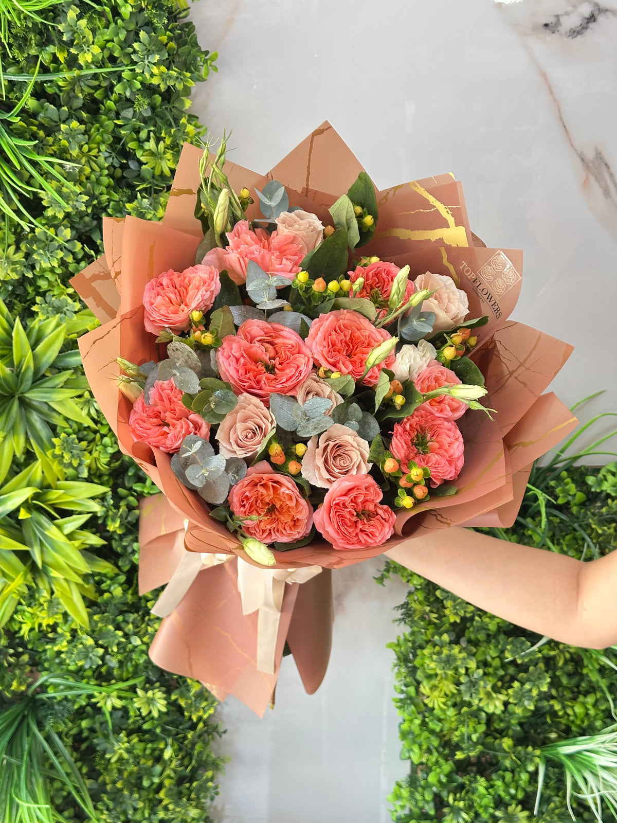 English Roses Bouquet | Top Flowers