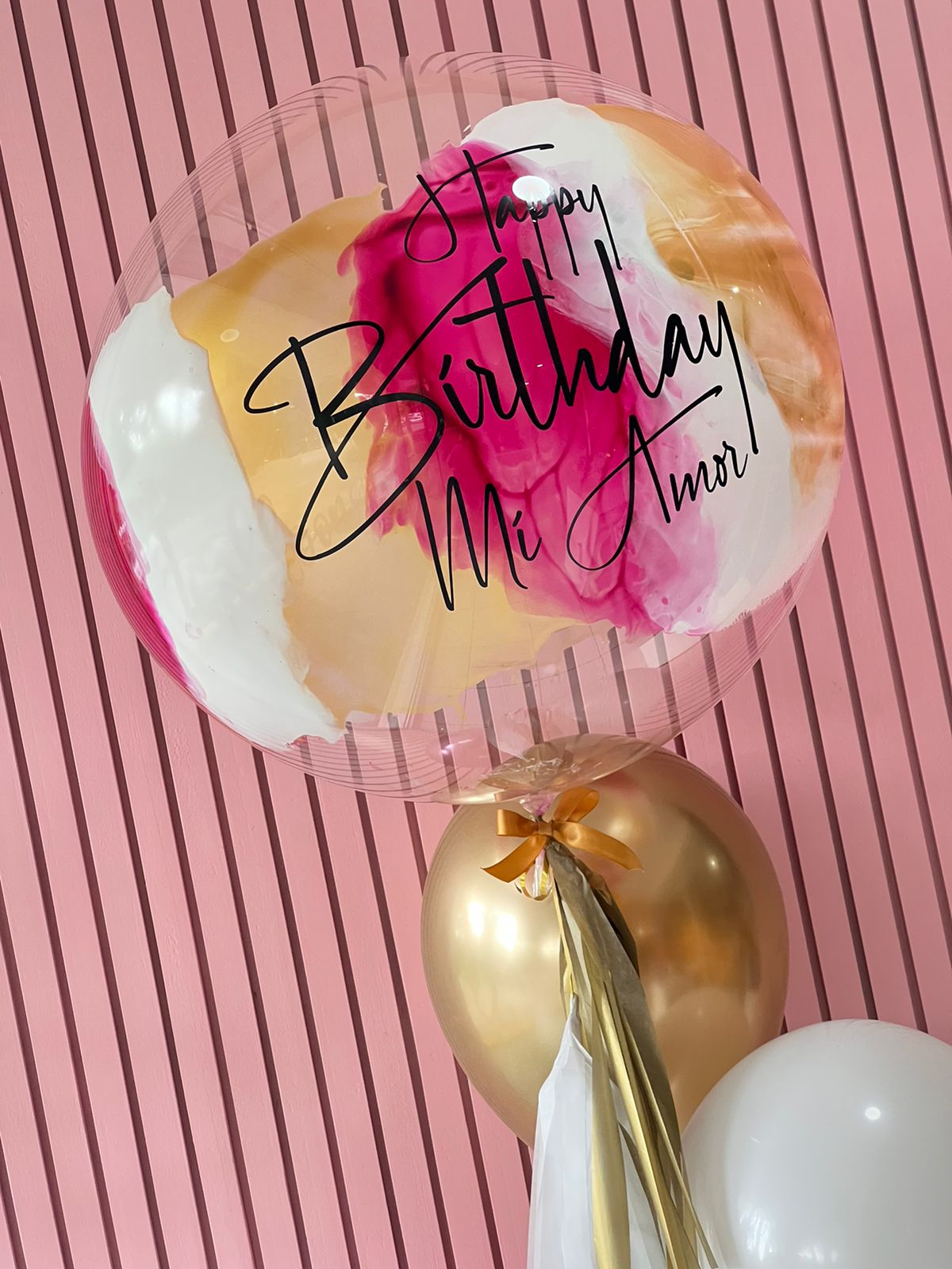 Hand Painted Balloon | Top Flowers